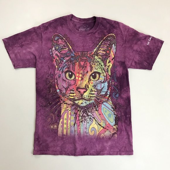 The Mountain | Tops | The Mountain 203 Psychedelic Cat Tshirt Medium ...